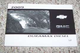 2009 Chevrolet Silverado Duramax Diesel Owner's Manual Supplement